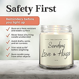 1OAK Vanilla Scented Candles Gifts for Women - Get Well Soon Gifts for Women - Sympathy Gift - Thinking of You Gift - Condolence Gift - Encouragement Gifts for Women - Cheer up Gifts for Women