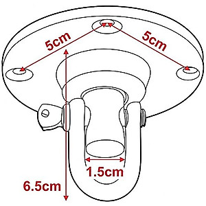 RDX Speed Bag Speedball Swivel, Heavy Duty 360 Multi Direction, Powder Coated Iron Mount Hook for Ceiling and Platform, Boxing Punching Training MMA Muay Thai Equipment Accessories Hanger with Screws