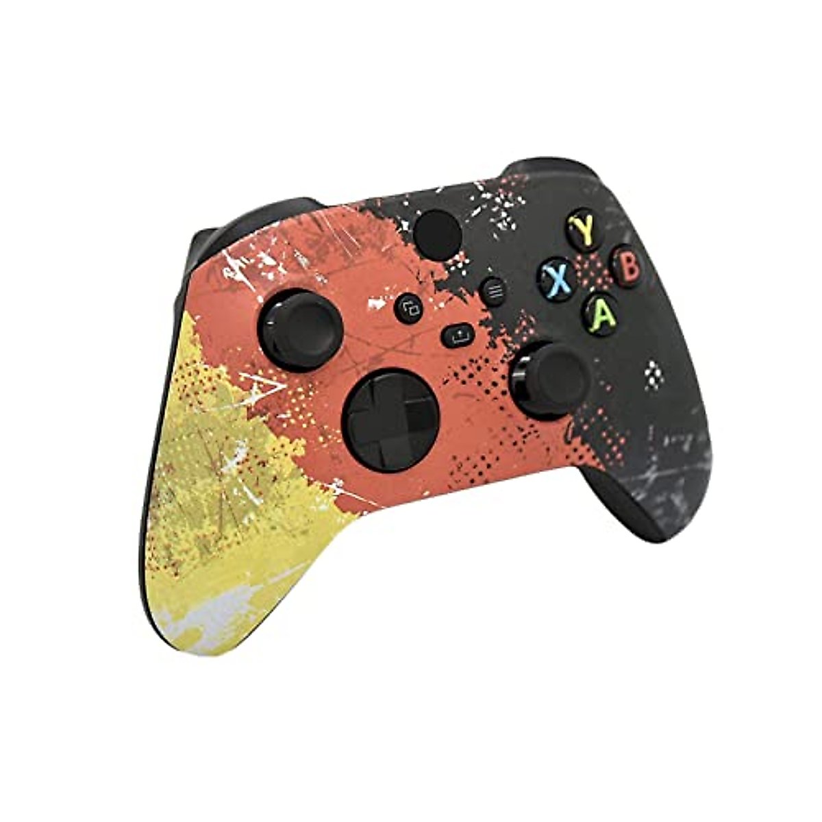 Hand Airbrushed Fade Custom Controller Compatible with Xbox Series X/S & Xbox One (Series X/S German Flag)