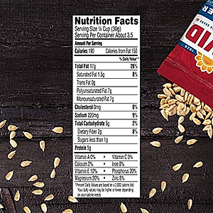 DAVID Roasted and Salted Original Sunflower Kernels, 3.75 oz, 12 Pack