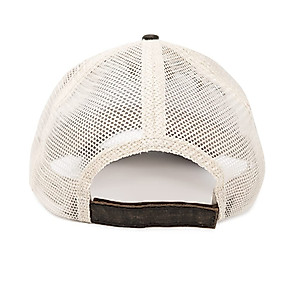 Yellowstone Dutton Ranch Logo Hat - Authentic Brown Washed Design with Embroidered Logo - As Seen on Yellowstone - Adjustable Hook Closure - Officially Licensed