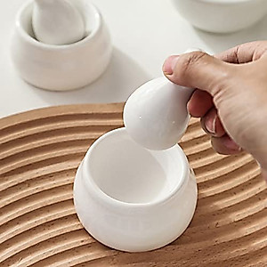 Sheskind Mini Ceramic Grinding Bowl, A Perfect Pill Crusher, Also Suitable for Crushing Spices, Herbs, etc
