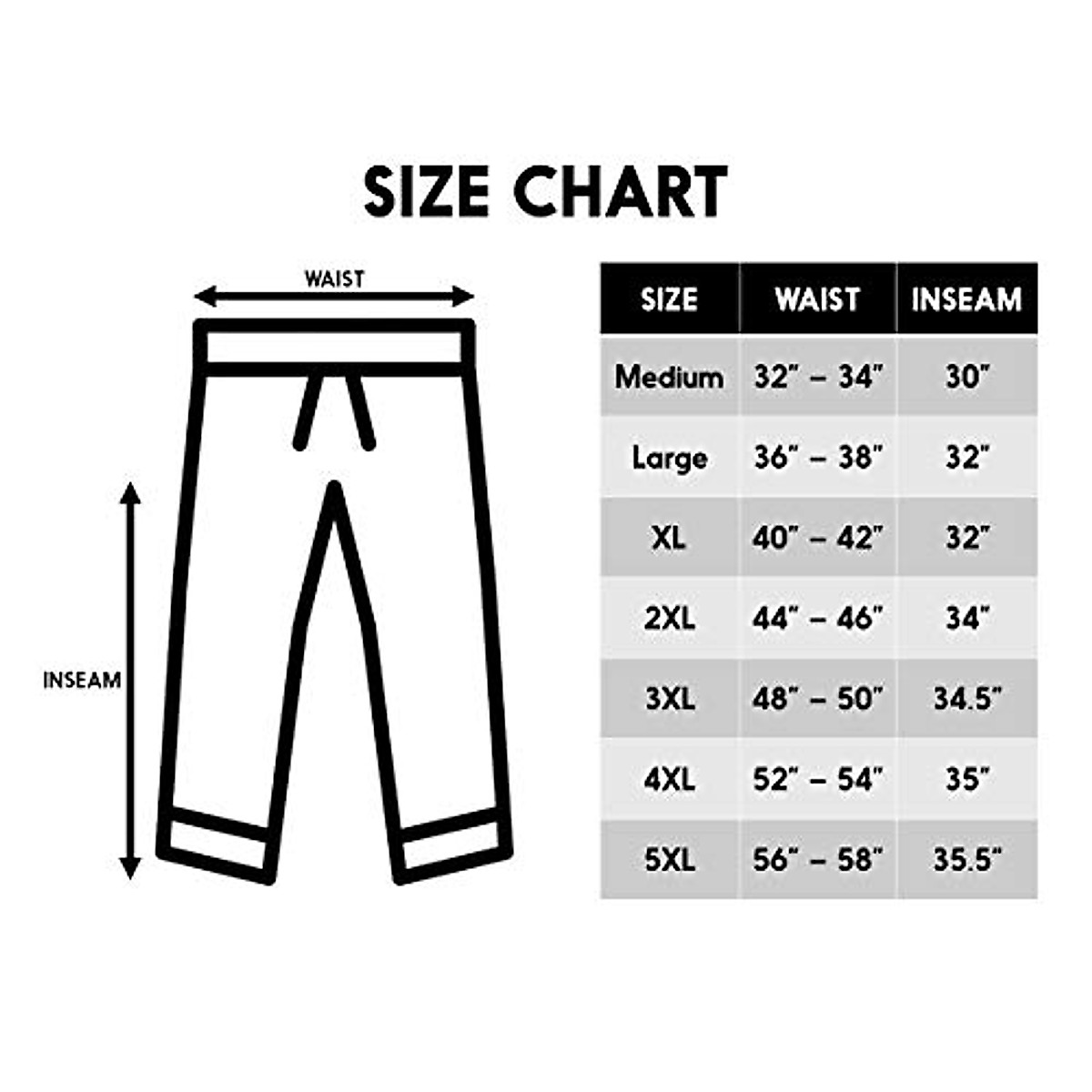 DREAM USA Men's Heavyweight Fleece Cargo Sweatpants, Charcoal, 5X-Large