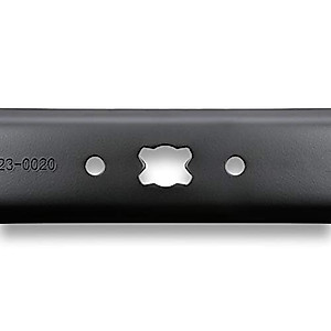 Terre Products, Single Mulching Lawn Mower Blade, 21 Inch Deck, Compatible with MTD, Cub Cadet, TroyBilt, Replacement for 742-04100, 742-0741, 742-0741A, 942-0741, 942-0741A, 1995 and After