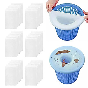 cainda 30-Pack Premium Pool Skimmer Socks for Filter Baskets, Skimmer Filter for Pool Skimmer Baskets, Pool Accessories for Inground Pool or Above Ground Pool