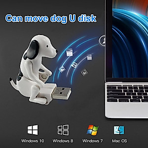 Connectors Puppy Dog U Disk Memory Stick Funny Rascal Humping Dog Office Worker USB Flash Disk Drive Spot Device Relieve Press - (US, Color: White 64GB)