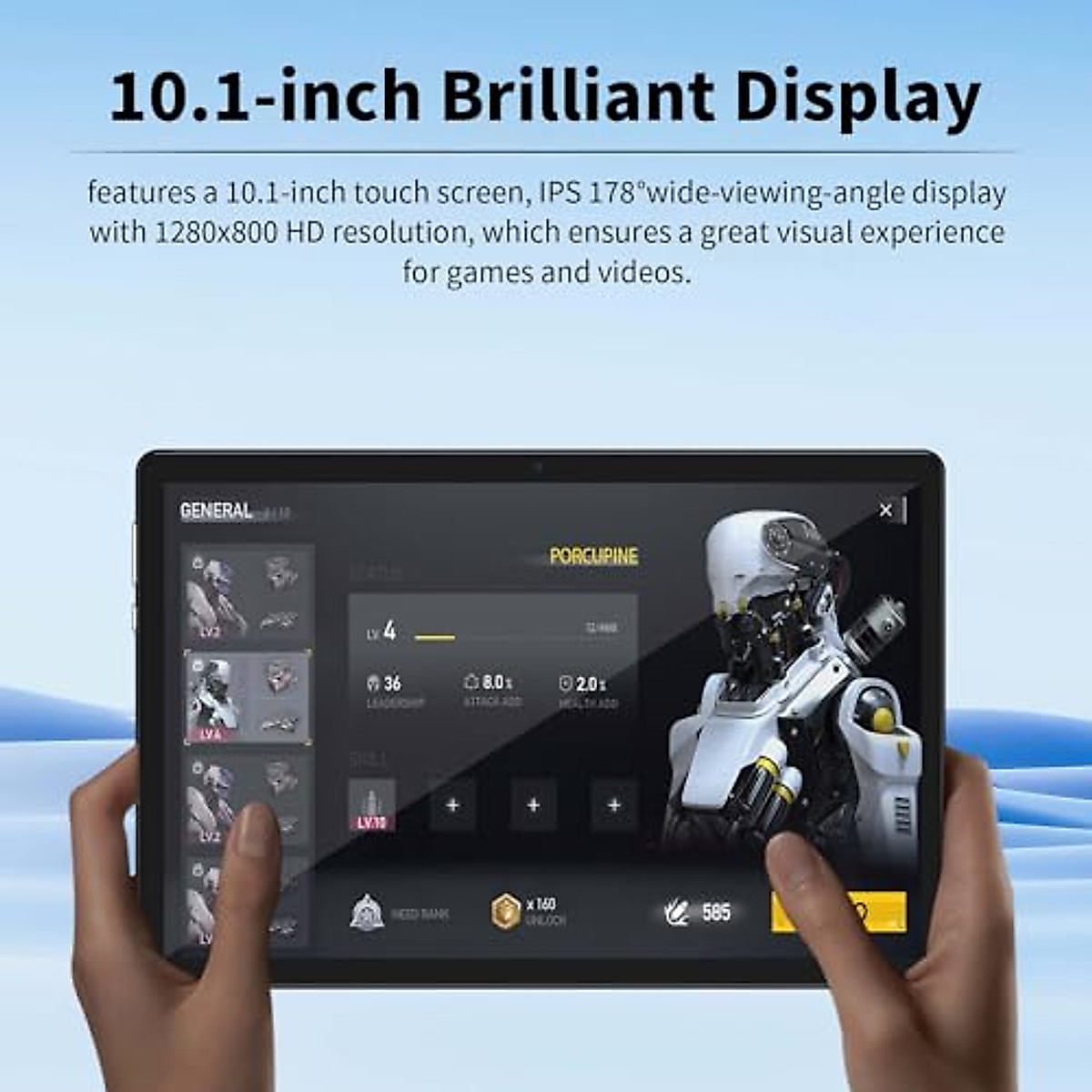 Kids Tablet, Android 13 Tablet, 10 inch 4GB+64GB+512GB Expand, Parental Control, HD Eye-protection Touchscreen Display, 6000mAh Battery, Dual Camera, Bluetooth, WiFi Tableta with Kids Educational APPs