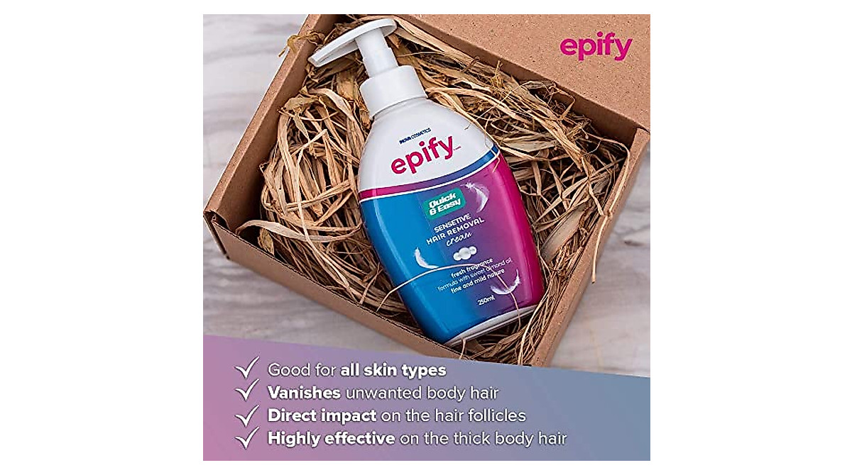 Epify Hair Removal Cream for Men & Women - Long-Lasting Smooth Skin