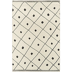 Erin Gates by Momeni Thompson Appleton Ivory Hand Woven Wool Area Rug 7'6" X 9'6"