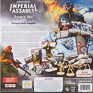 Star Wars Imperial Assault Board Game Return to Hoth EXPANSION - Epic Sci-Fi Miniatures Strategy Game for Kids and Adults, Ages 14+, 1-5 Players, 1-2 Hour Playtime, Made by Fantasy Flight Games