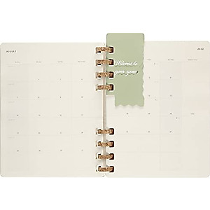 Moleskine Spiral 12 Month 2023 Academic Year Planner, Hard Cover, XL (7.5" x 9.75"), Oyster