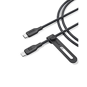 Anker USB-C to Lightning Cable, 541 Bio-Braided Cable (Phantom Black, 6ft), MFi Certified, Fast Charging Cable for iPhone 14 Plus 14 14 Pro Max 13 13 Pro 12 11 X XS XR (Charger Not Included)