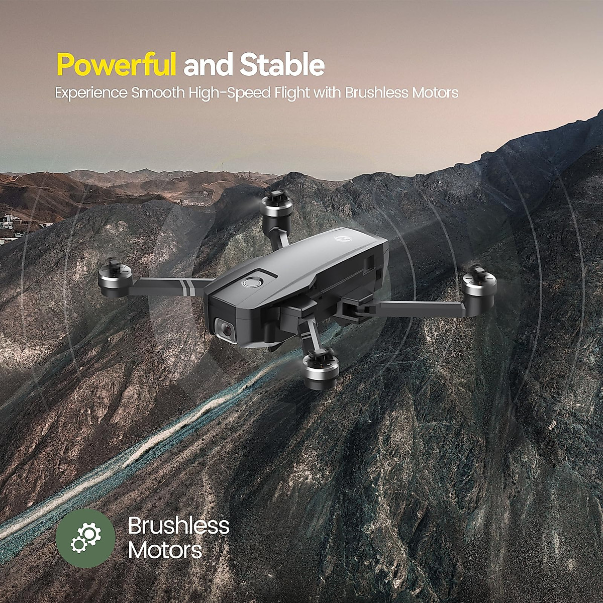 [78-Min Flight Time] Holy Stone HS720 4K Drone with 3 Batteries