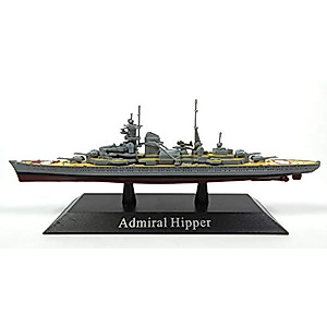 Deagostini Warships Collection Admiral Hipper 1937 Heavy Cruiser 1/1250 WS16