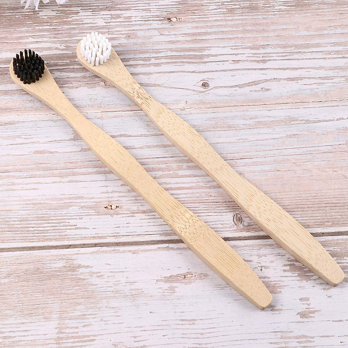 Toothbrush Adults Brush 4pcs Bamboo Brush Oral Bad Breath Brush Deep Cleaning Tool for Men Women Adults Cleaning