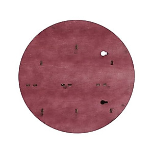 ZWIFEJIANQ Wooden Moon Shelf, 25cm Crescent Moon Shelf for Crystals Boho Hanging Moon Shelf, Crescent Moon Shelf Wood Floating Shelf Moon Wall Mounted Shelf for Crystal Stone Essential Oil Display