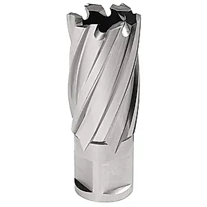Hougen 12128 7/8 Inch Diameter x 1 Inch Depth of Cut 12,000 Series High Speed Steel Annular Cutter 3/4 Inch Weldon Shank for Magnetic Drills