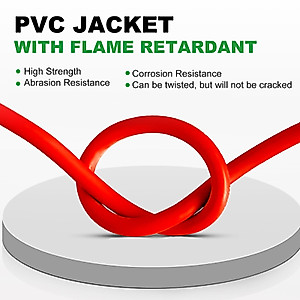 Oududianzi 30 Feet 10AWG Solar Extension Cable, Solar Panel Extension Cable with Solar Panel Connectors, Solar Panel Wire for Solar Systems, Car, RV and Boats (30FT Red + 30FT Black)