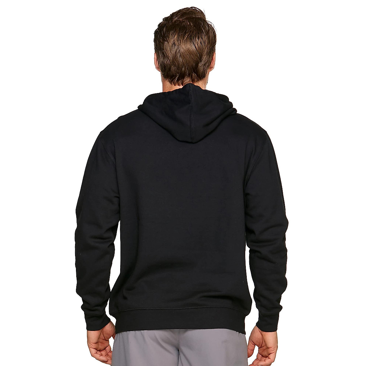 Colosseum Realtree Men's Edge Grizzly Fleece Pullover Hoodie (Black, Medium)