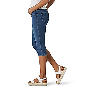 Riders by Lee Indigo Women's Ultra Soft Denim Capri, Sedona, 14