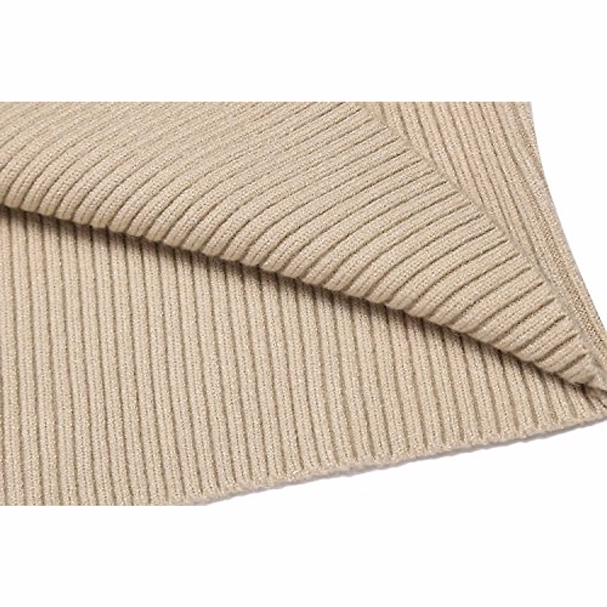 COOFANDY Mens Ribbed Slim Fit Knitted Pullover Turtleneck Sweater Khaki