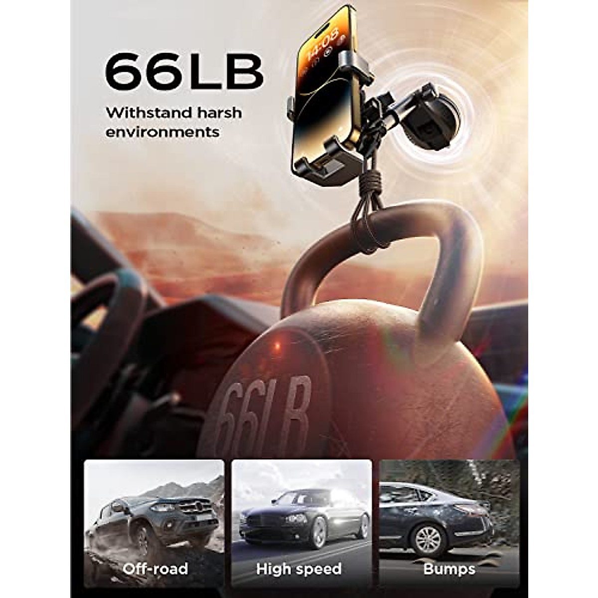 AINOPE Phone Mount for Car 2022 Upgrade 3-1 Gravity Car Phone Holder Mount for Car Dashboard Windshield Air Vent Cell Phone Holder Car Mount Compatible with iPhone 14 13 12 11 Pro Max & All Phones