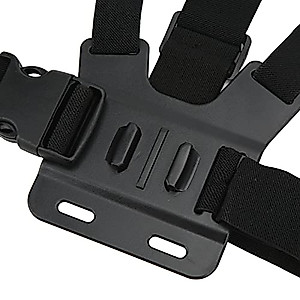 Cellphone Selfie Chest Mount, Stretchable ABS Adjustable Angle Phone Selfie Neck Holder Kit for Skiing