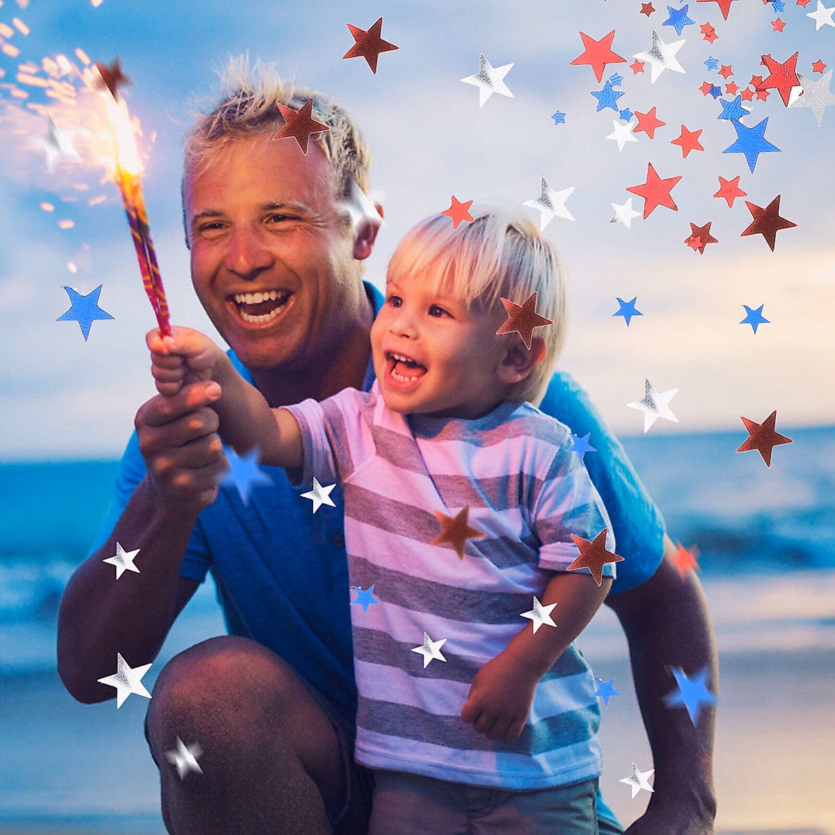 1 Independence Day Confetti Party Table Confetti Star Glitter Festival Confetti Star Sequin Confetti Table Scatter Star Confetti Party Confetti Decorative Confetti Party Decor