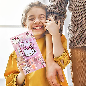 BOTYUG Cute Kawaii Pink Stationery Set, Back to School Supplies for Teen Girls, 10 Sheets of Letter Paper, First Day of School Gifts