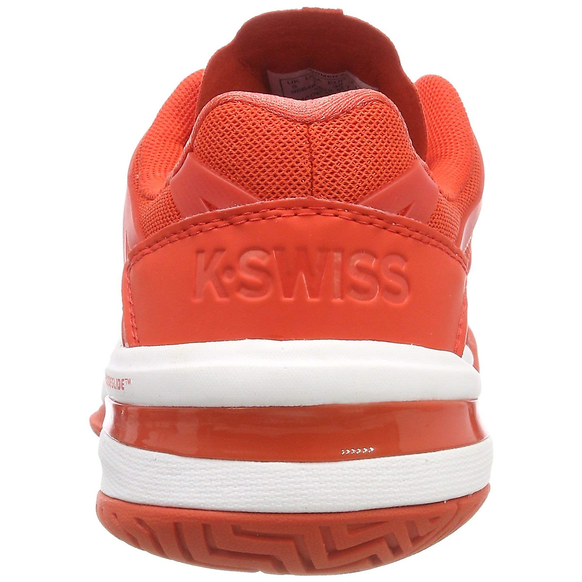 K-Swiss Performance Women's Tennis Shoes, Red Fiesta White 01, 37