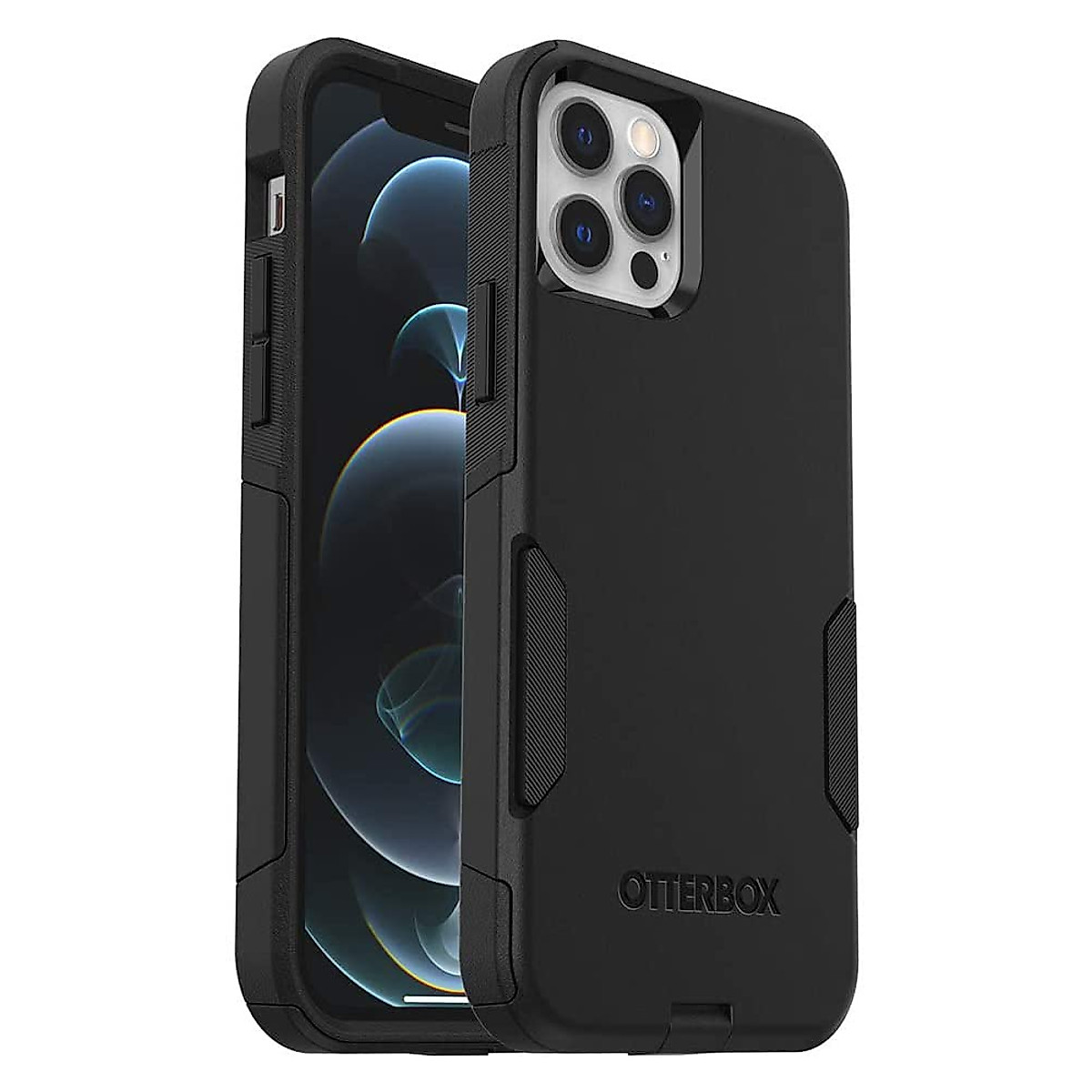 OtterBox Commuter Series Case for iPhone 12 & iPhone 12 PRO (ONLY) Non-Retail Packaging - (Black)