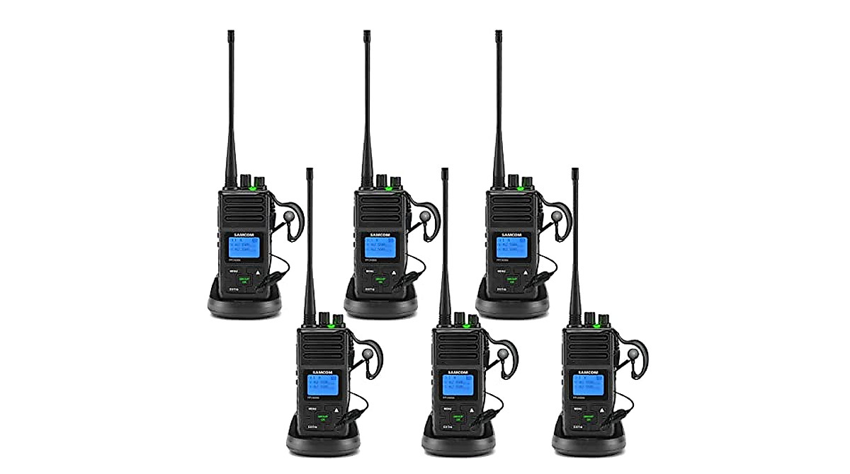 Long Range Walkie Talkies for Adults, 5 Watts SAMCOM FPCN30A Two Way ...