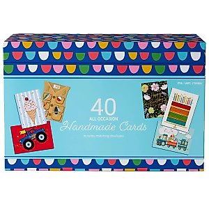 Burgoyne Handmade Embellished Decorative All Occasion Greeting Card Collection with Keepsake Box - 30 Count