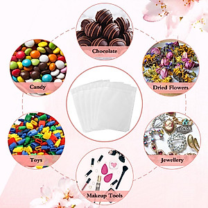 Organza Bags, Organza Bags 5 x 7 Inch, 50 Pcs White Sheer Party Favor Bags with Drawstring, Mesh Bags Drawstring, Jewelry Gift Bags, Small Mesh Gift Bags Candy Bags for Wedding Christmas Birthday