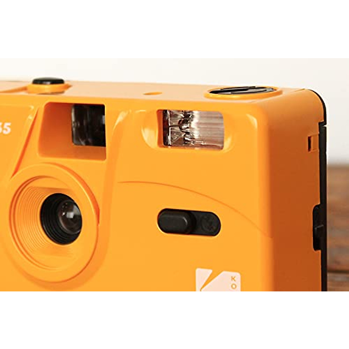Kodak M35 35mm Film Camera, Reusable, Focus Free, Easy to Use, Build in Flash and Compatible with 35mm Color Negative or B/W Film (Film and AAA Battery NOT Included) by (Yellow)