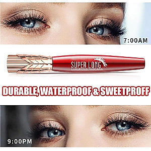 Yanquina Mascara, Yanqina Mascara, Yanqina Super Long Mascara, Yanquina 4D Silk Fiber Lash Mascara (2Pcs)