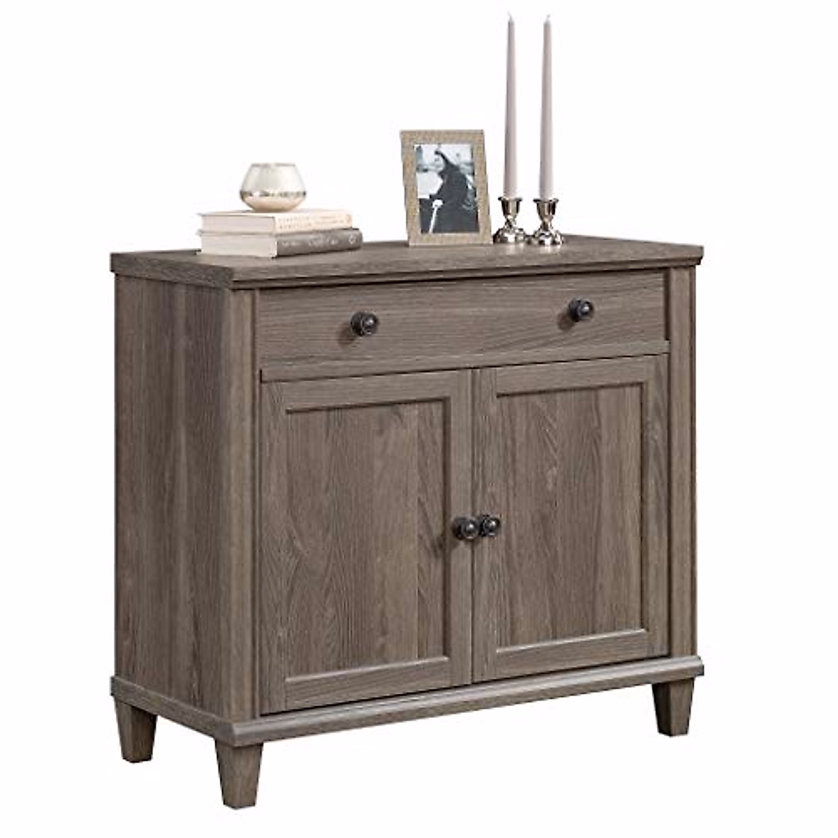 Sauder Hammond Library Base, L: 32.87" x W: 15.04" x H: 30.0", Emery Oak Finish