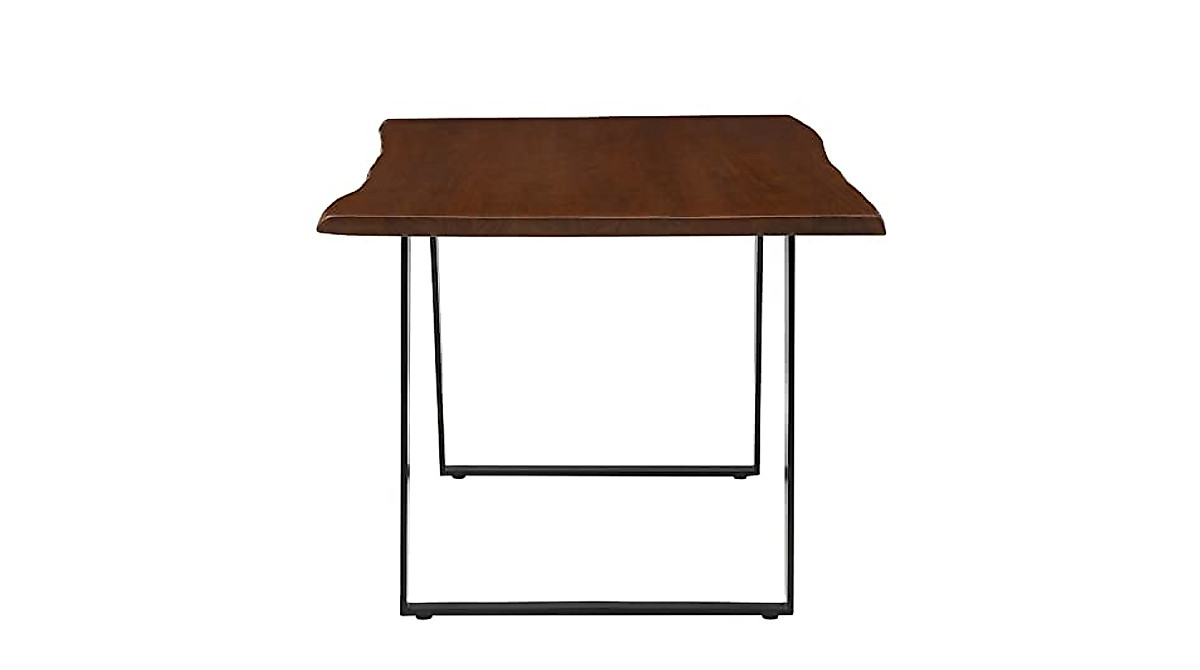 Live Edge Dining Table by Modway - Black Walnut Style