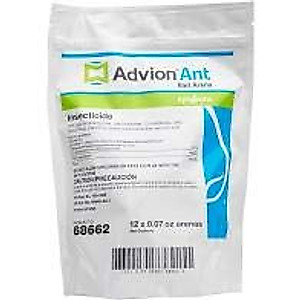 Syngenta - TRTD11568 - Optigard Ant Bait Gel Box - 4 Tubes w/Plunger - 30g Each Tube & Syngenta Advion - Arena 12ct Bag Insecticide Ant Bait Station, White Single