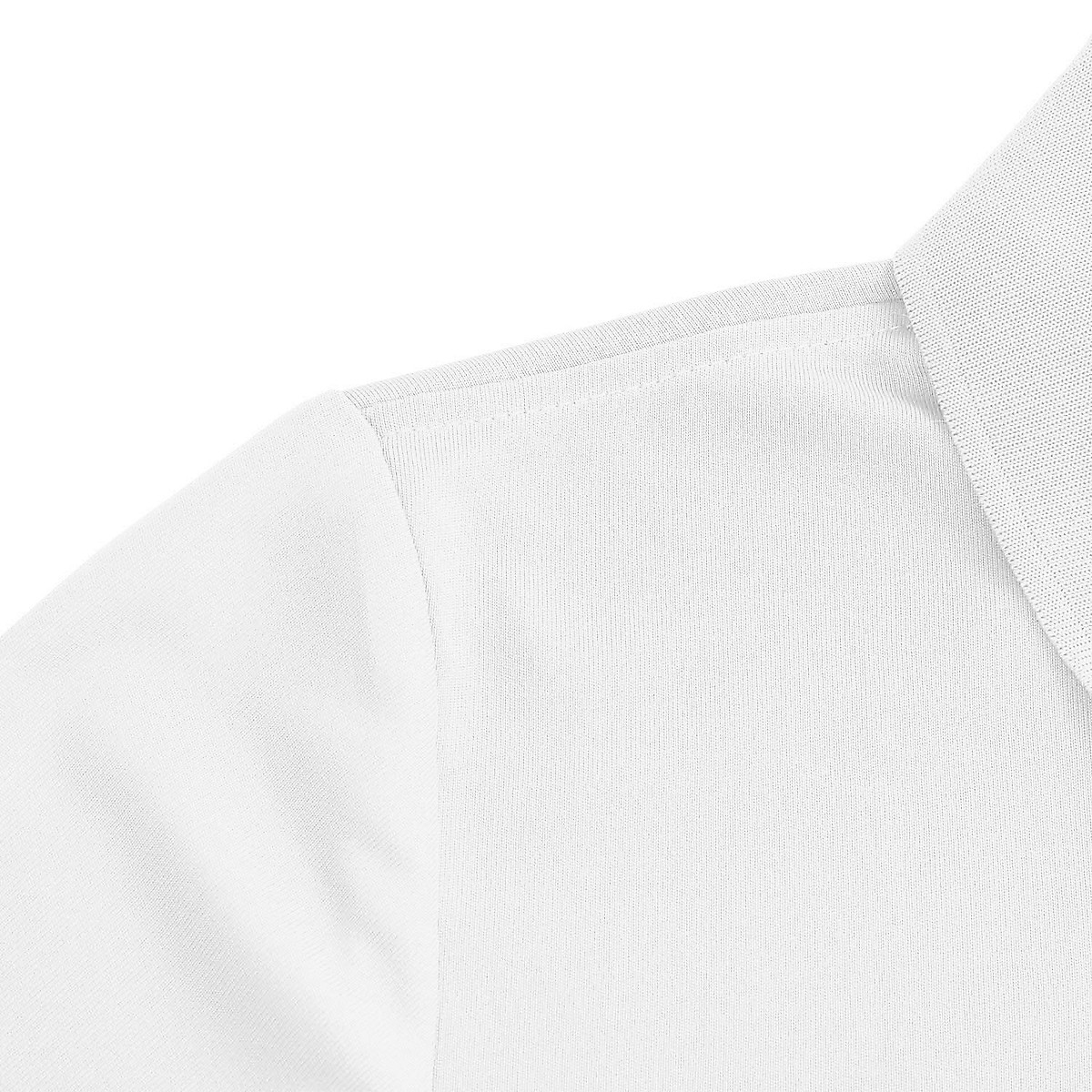 MOHEEN Women's Short Sleeve Polo Shirts Moisture Wicking Performance Athletic Golf Polo (White,XL)