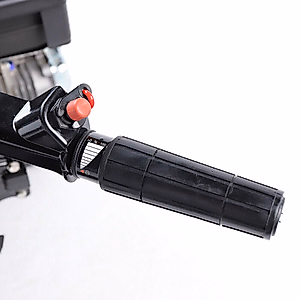 TFCFL 4 Stroke 6.0HP Electric Outboard Motor,Outboard Motor Boat Engine Water Cooling CDI System,Heavy Duty Inflatable Fishing Boat Engine 3.75KW 2500 R/MIN (4 Stroke 6.0HP)