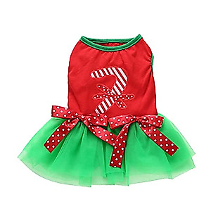 Dog Clothes for Medium Dogs Girl Christmas Skirt Dog Pet Fashion Skirt Pet Clothes Dog Costume Girl Large Winter Coat Doggie Jacket Puppy Outfit