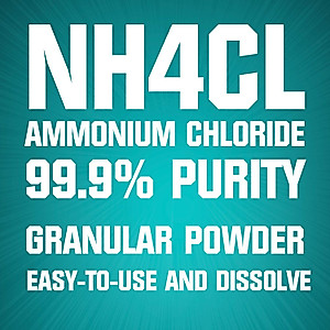 Ecoxall Premium Ammonium Chloride - 2lbs - 99.9% Wood Burning Powder - Used for Wood Burning, Managing Crops, and Veterinary Services - Granular Ammonium Chloride Powder