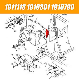 RANSOTO Front Left & Rear Brake Master Cylinder Compatible with Polaris Sportsman Magnum Scrambler Trail Blazer Trail Boss 300 325 330 335 400 450 500 550 600 700 800 850 Replace 1910301 1911113