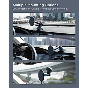 iOttie Velox Magnetic Wireless Car Mount for MagSafe iPhones - Charger Included. Compatible with iPhone 12 to 15 Series