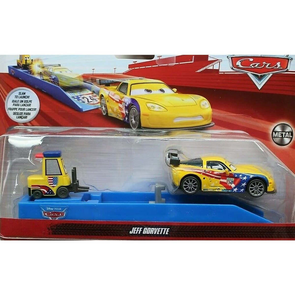 Jeff Gorvette & Pitty Launch Launcher Set 1:55 Scale Metal Edition