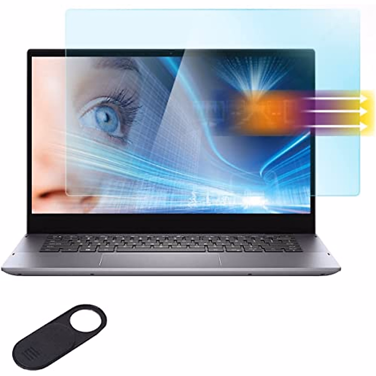 Screen Protector for 14" Dell Inspiron 14/Dell Latitude 14/Dell Vostro 14/Dell Precision 14, Eye Protection Anti Blue Light Glare Screen Filter, Anti Fingerprint