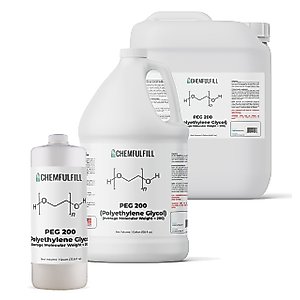 Chemfulfill PEG 200 – Polyethylene Glycol 200 (PEG200) (Gallon (128 fl oz))