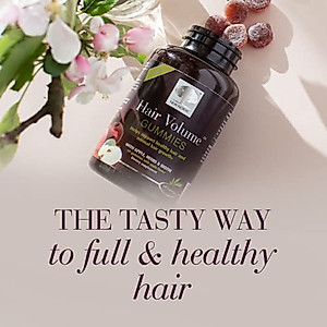 NEW NORDIC Hair Volume Gummies | 2500 mcg Biotin Daily Intake | Hair Vitamins to Support Hair Skin & Nails | Vegan Hair Supplement for Men and Women | 60 Count (Pack of 1)