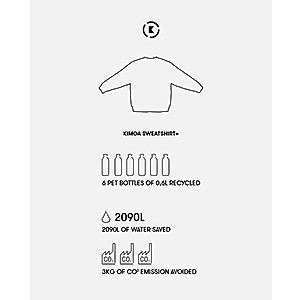 Kimoa Unisex Sudadera Bracelet Gris Sweatshirt Grey